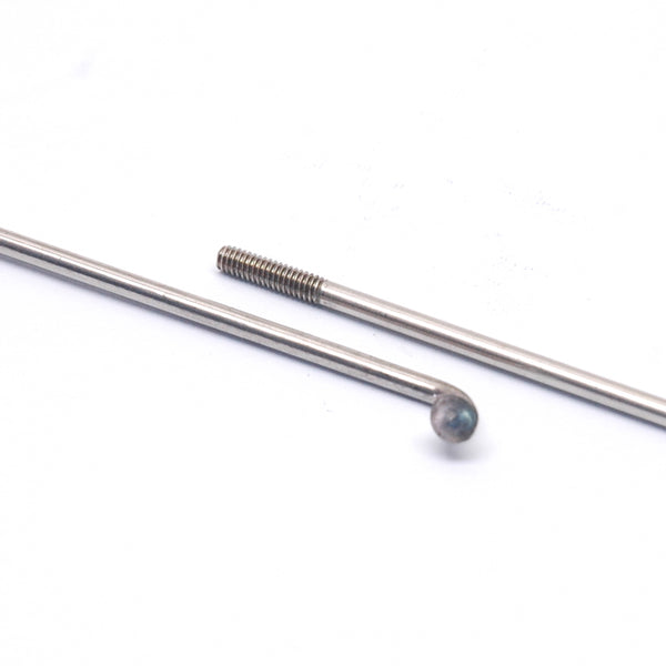 Sapim Leader Plain Gauge J Bend Silver Spokes – XLR8 Performance ...